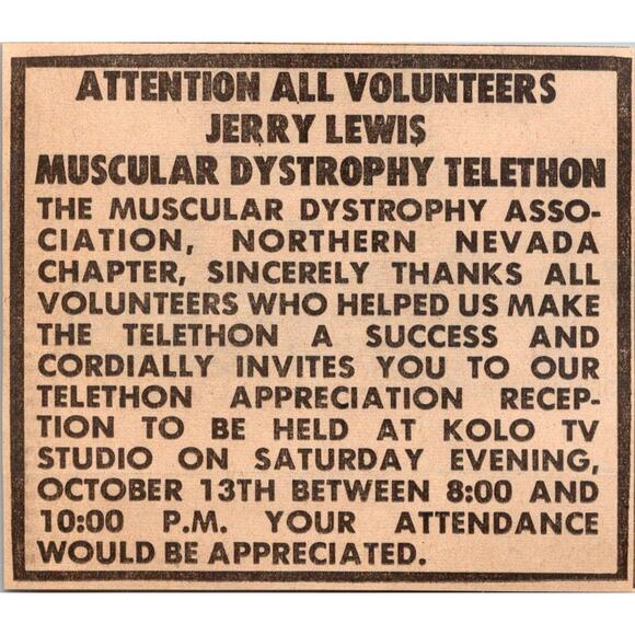 None and/or Unknown | Other | Jerry Lewis Muscular Dystrophy Telethon ...